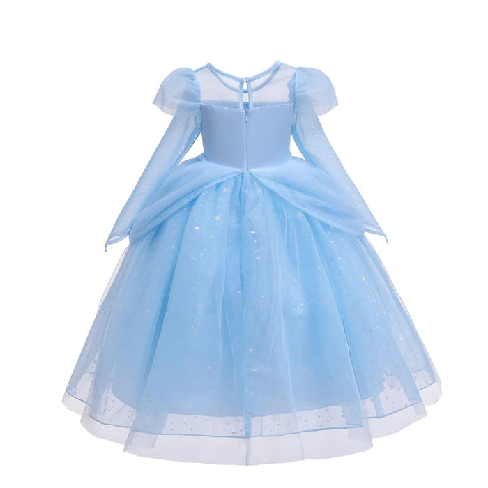 Blue Princess Starry Gown – Magic Tree Kids